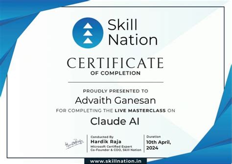advaith ganesan on linkedin skillnation artificialintelligence claudeai