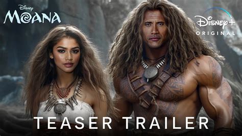 Moana Live Action Teaser Trailer 2024 Zendaya Dwayne Johnson