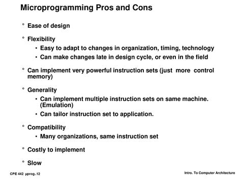 cpe 442 microprogramming and exceptions ppt download