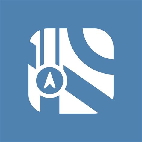 Apple Maps Icon P Logo Design