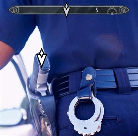 Skyrim The Elder Scrolls пистолет полицейский фэндомы