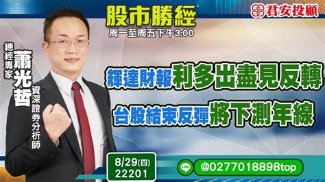 829 輝達財報利多出盡見反轉 台股結束反彈將下測年線 Youtube