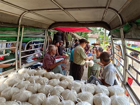 ဘိုကလေးမြို့နယ်တွင် ဆန်စက်လုပ်ငန်းရှင်များအသင်းမှ ဆန် ၁ ပြည်လျှင် ၂၅၀၀
