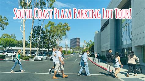 South Coast Plaza Mall Parking Lot Tour In Costa Mesa California Youtube