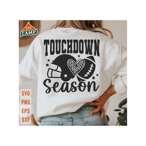 Touchdown Season Svg Touchdown Svg Football Mom Svg Sport Inspire
