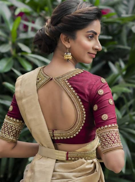 Belt On Saree Designer Blouse Patterns Fashionable Saree Blouse
