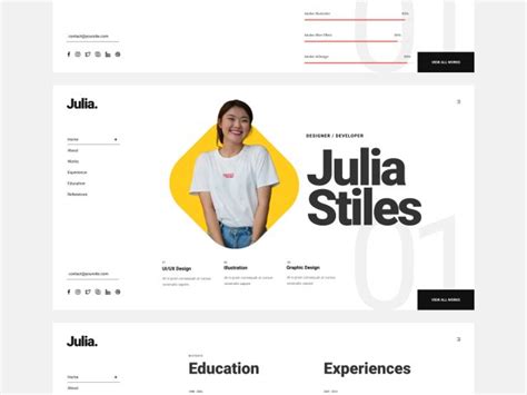 Best Bootstrap Free Creative Portfolio Templates
