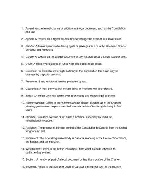 Definition On Constitutional Terms Pdf