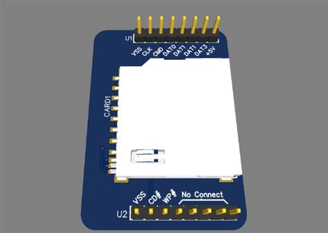 standard sd card breakout 5v interface share project pcbway
