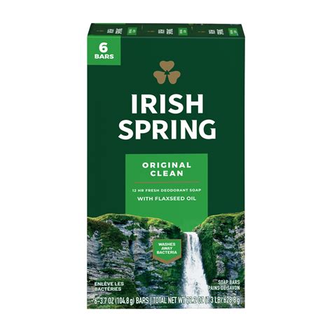 Irish Spring Deodorant Bar Soap Original Clean 6 Bars Lazada Ph