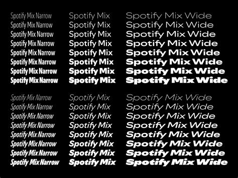 Spotify Mix The New Font Of Spotify Collateral
