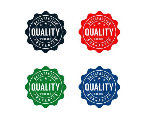 Guaranteed Quality Product Stamp Logo Design 8710187 Vector Art At Vecteezy