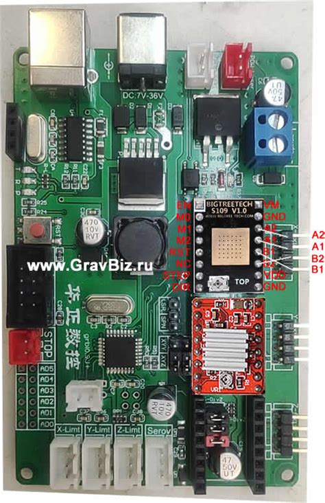 Grbl контроллер 0 9j для ЧПУ станка с Usb портом 3х осевой Инструкция Подключение Gravbiz