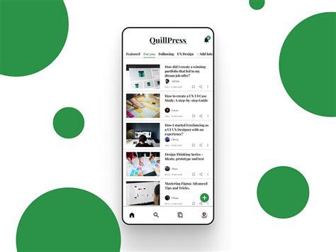 Quillpress Homescreen Redesign A Nod To Medium By Balaji Madiri On