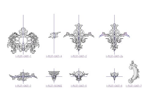 Moldings In Autocad Download Cad Free 248 99 Kb Bibliocad