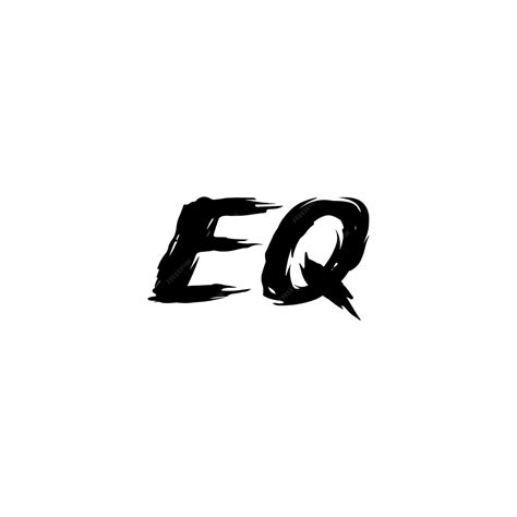 Premium Vector Eq Monogram Logo Design Letter Text Name Symbol