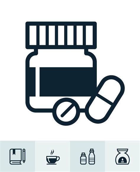Gezondheidspictogrammen Met Witte Achtergrond 8276730 Vectorkunst Bij