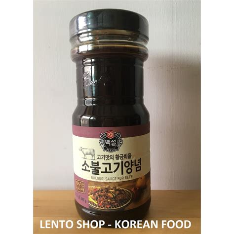 Lento Shop 韓國cj 韓式原味烤肉醬 醃肉醬 Bbq醬 소불고기양념 Bulgogi 840克 蝦皮購物