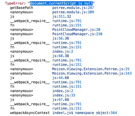Not Working In Firefox Documentcurrentscript Is Null · Issue 10 · Tentonepotree Core · Github