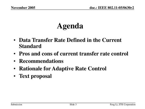 Adaptive Rate Control Requirements Ppt Download