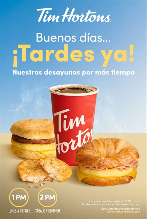 Tim Hortons El Invierno Sabe A Desayunar Un Poquito Más