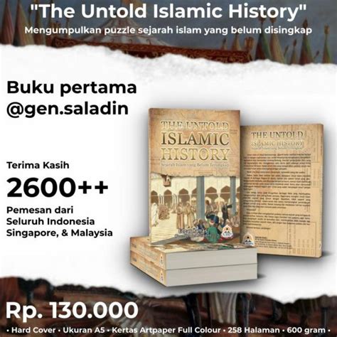 Jual BUKU UNTOLD ISLAMIC HISTORY SEJARAH ISLAM GEN SALADIN EDGAR HAMAS