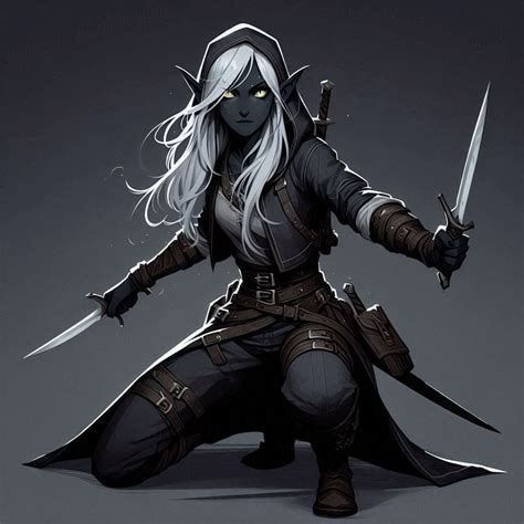 Темний ельф дроу Personaggi Guerrieri Elfi