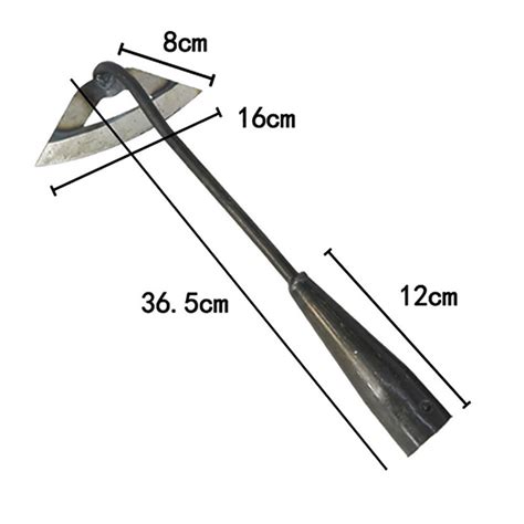 Badu Bg Изцяло стоманена закалена куха мотика градинска ръчна машина за рязане на плевели куха