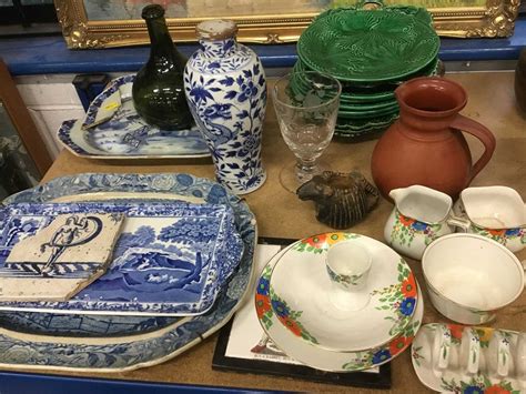 Lot 199 Group Of Various Ceramics And Glass