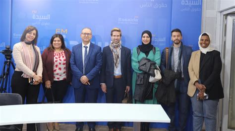وفد من مبادرة الشراكة الأمريكية الشرق الأوسطية في المعهد العربي لحقوق