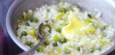 Recette Risotto Aux Poireaux Et Petits Pois