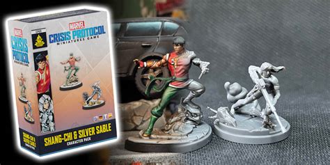 Marvel Crisis Protocol Shang Chi And Silver Sable Up Close Bell Of Lost Souls