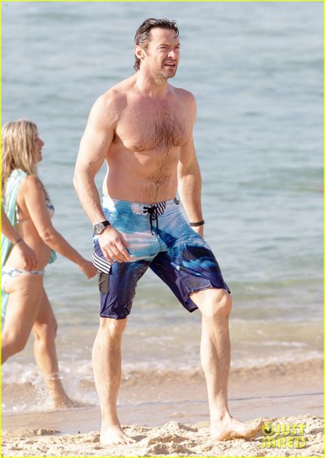 Hugh Jackman Goes Sexy Shirtless After Pan Casting News Photo