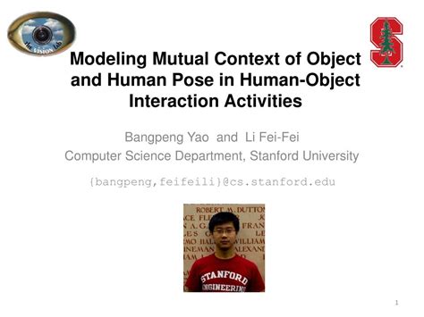 Ppt Modeling Mutual Context Of Object And Human Pose In Human Object