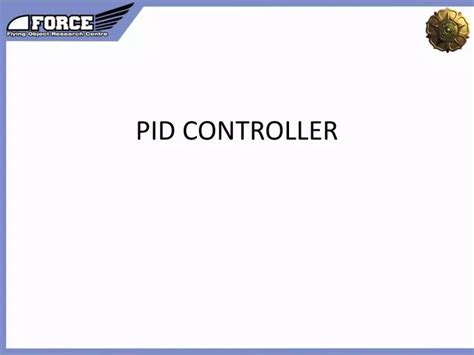 Ppt Pid Controller Powerpoint Presentation Free Download Id1829096