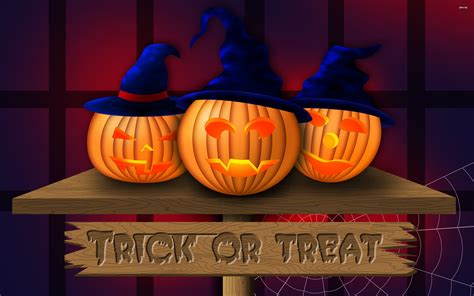 Trick Or Treat Wallpaper Wallpapersafari