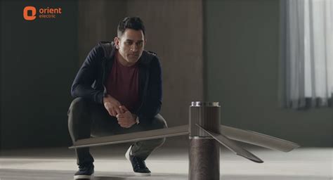 Orient Electric Rolls Out Tvc With Dhoni For Its Smart Fan Aeroslim