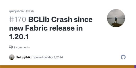 Bclib Crash Since New Fabric Release In 1201 · Issue 170 · Quiqueck