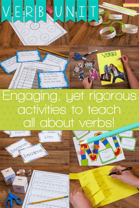 Verb Worksheets And Activities Ashleighs Education Journey
