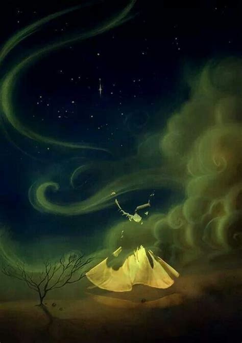 Whirling Sky Aesthetic Sufism Dreamy Art