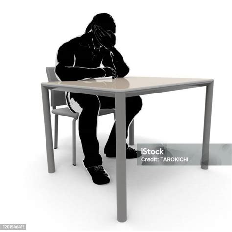 우울한 남자 걱정되는 사람 생각하는 사람 3d 일러스트레이션 걱정하는에 대한 스톡 사진 및 기타 이미지 걱정하는 고독 부정적인 감정 표현 과로 Istock