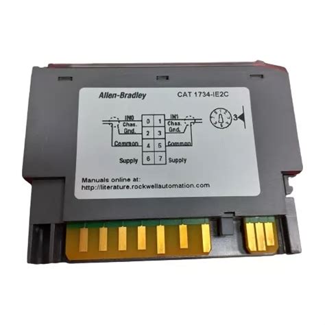 allen bradley 1734 ie2c module analog input 4 20ma point i o