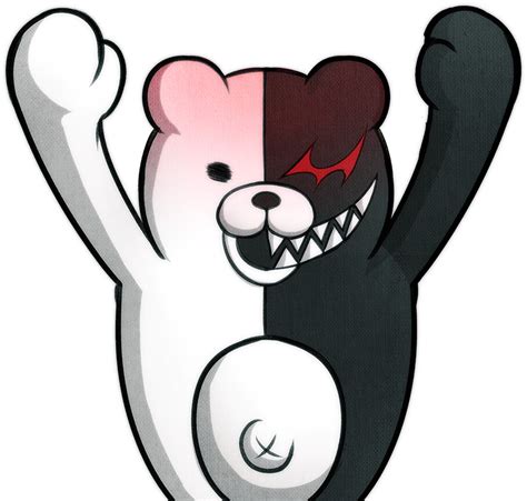 【弹丸论破】（v3的）黑白熊 半身立绘 哔哩哔哩
