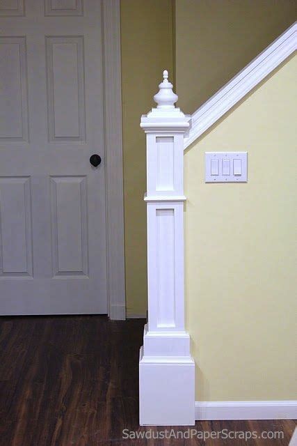 How To Build A Newel Post Beneath My Heart Leuningen Trappen Trap