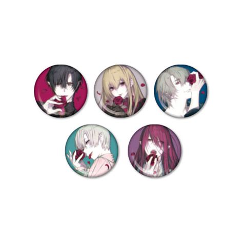 缶バッジ5種セット石据カチル先生 Rosen Blood 背徳の冥館 マンガ展