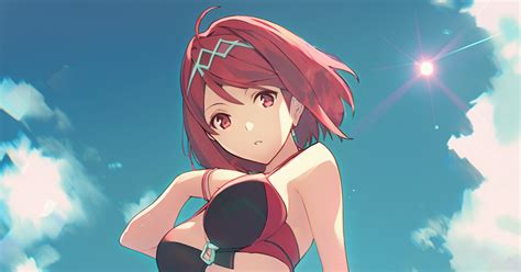 ゼノブレイド2 水着ホムラ③ ゼノブレイド2 Aiクラスターのイラスト Pixiv
