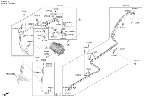 Air Condition System Cooler Line 2019 Kia Sorento