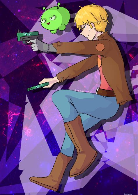 Gary With 2 Guns Ft Mooncake Final Space By Hazukimidoriya2 On Deviantart