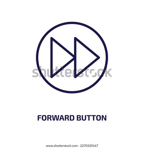 Forward Button Icon User Interface Collection Stock Vector Royalty