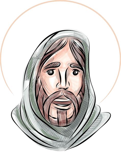Jesus Christ God Christian Drawing Vector God Christian Drawing Png And Vector With